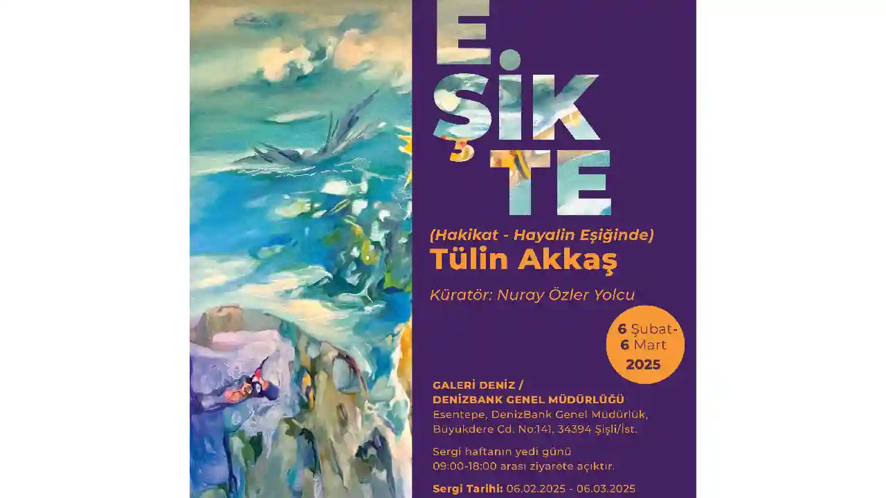 Tülin Akkaş’ın sergisi “Eşikte” Galeri Deniz’de!